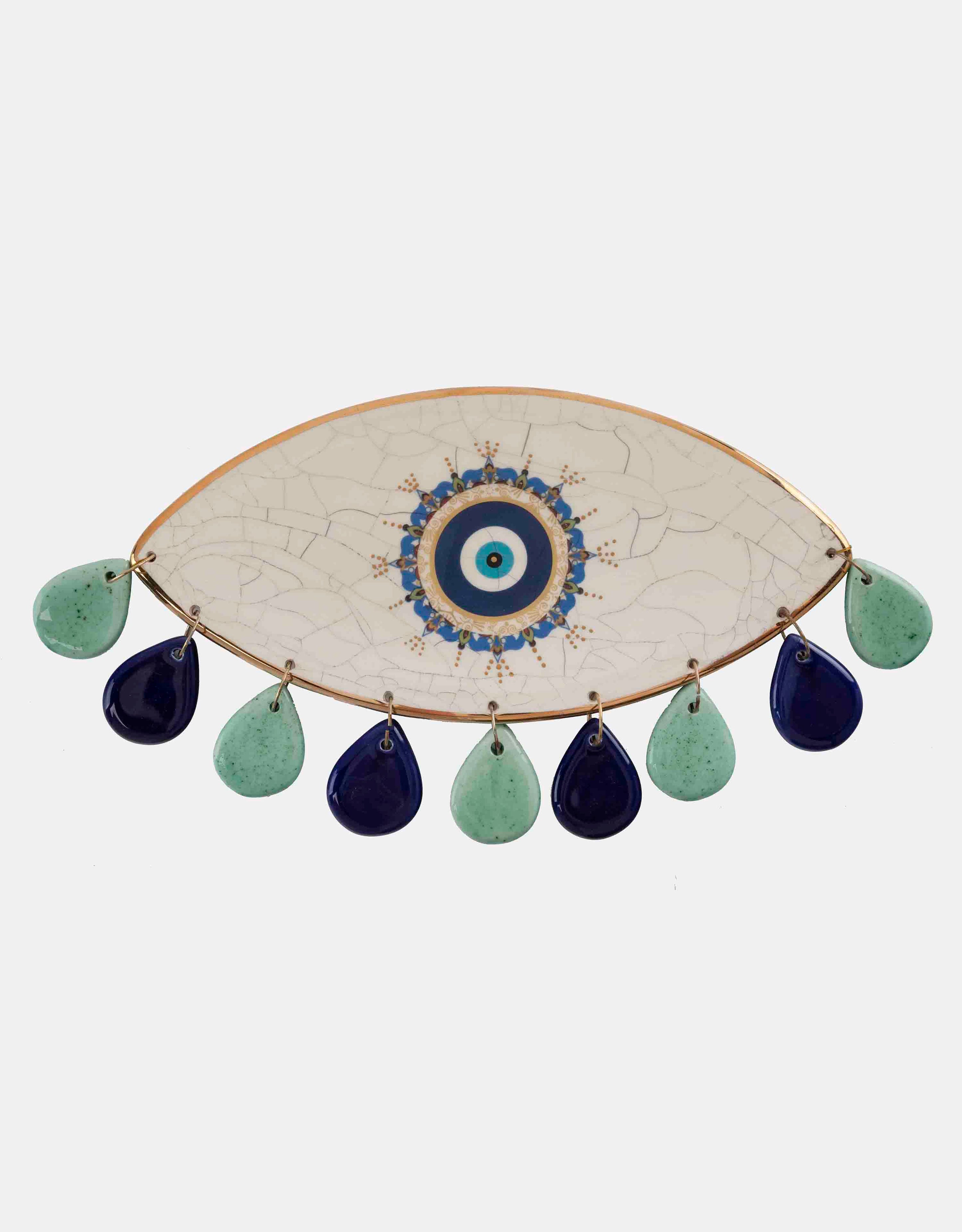 Handcrafted Minimal Crying Evil Eye Home Decor – Miss Pop Art